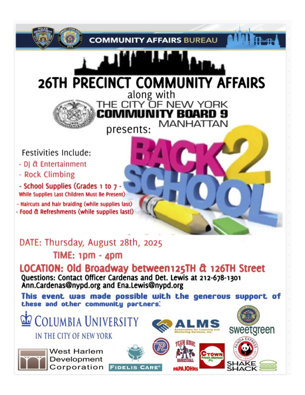 10th Annual Back-2-School Event | Columbia Neighbors